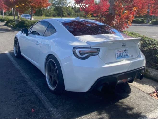 2015 Scion FR-S Base with 18x9.5 ESR Ap5 and Michelin 245x35 on ...