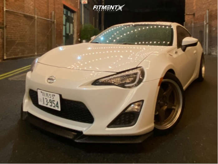 2015 Scion FR-S Base with 18x9.5 ESR Ap5 and Michelin 245x35 on ...