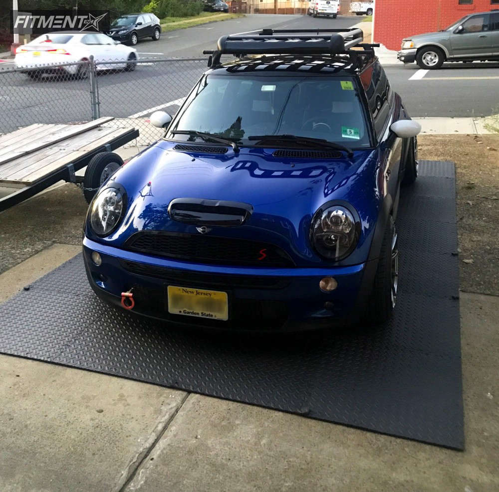 2003 Mini Cooper S with 17x9.75 XXR 527 and Nankang 205x40 on Coilovers ...