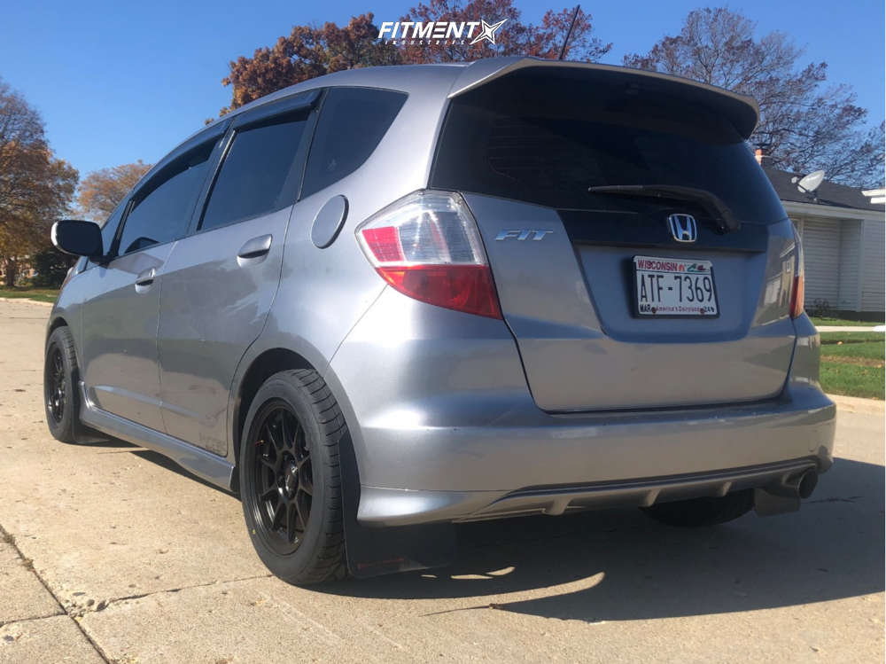 2009 Honda Fit Sport with 15x7.5 Konig Dekagram and Nitto 205x50 on Lowering Springs | 2804112 ...