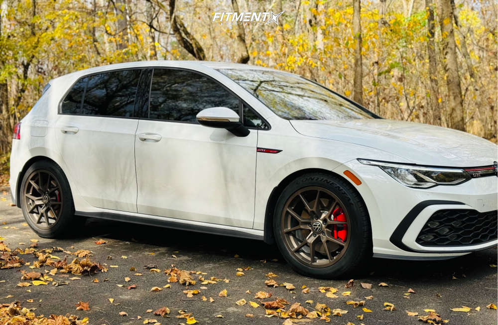 2022 Volkswagen GTI S with 18x8.5 Neuspeed Rse10 and Continental 235x45 ...