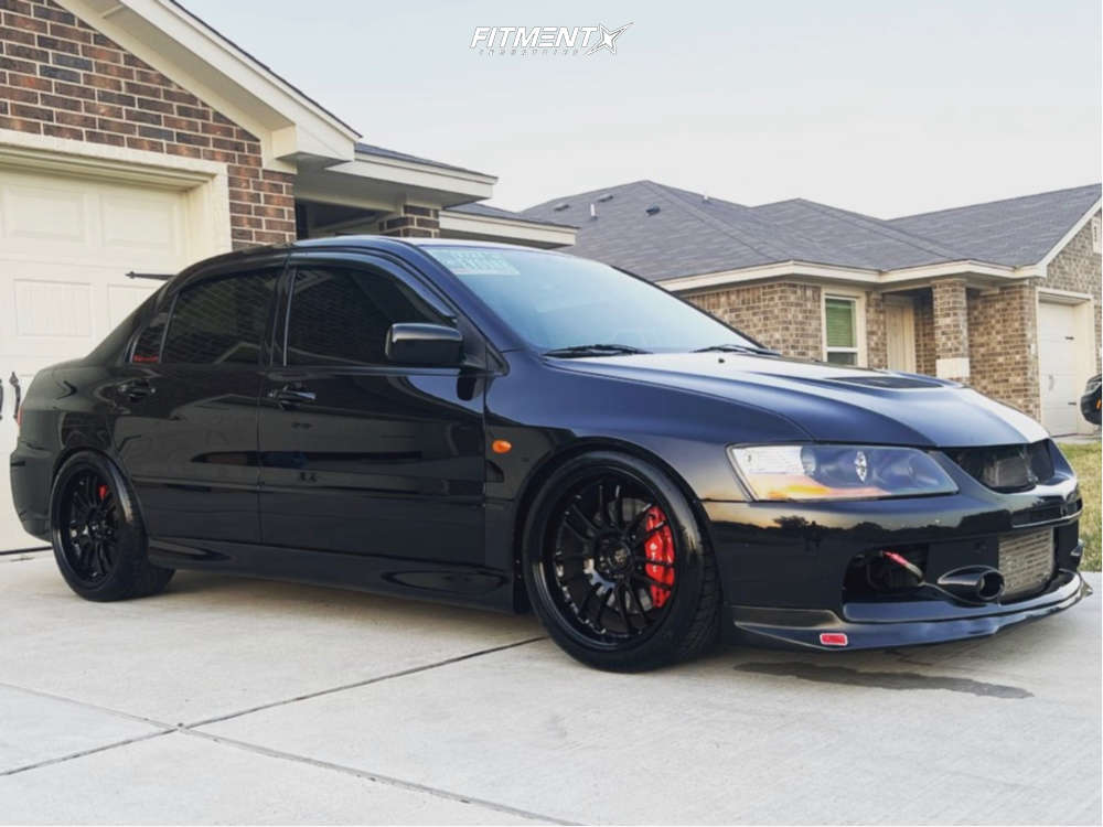 2006 Mitsubishi Lancer Evolution MR with 18x8.5 Volk ZE40 and ...