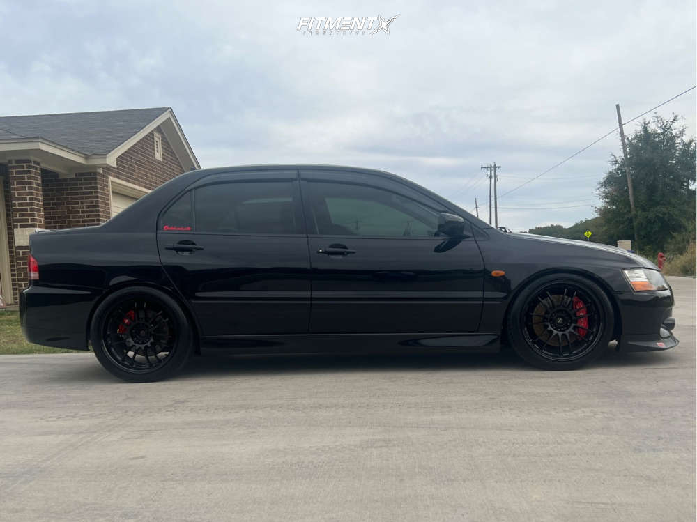 2006 Mitsubishi Lancer Evolution MR with 18x8.5 Volk ZE40 and ...
