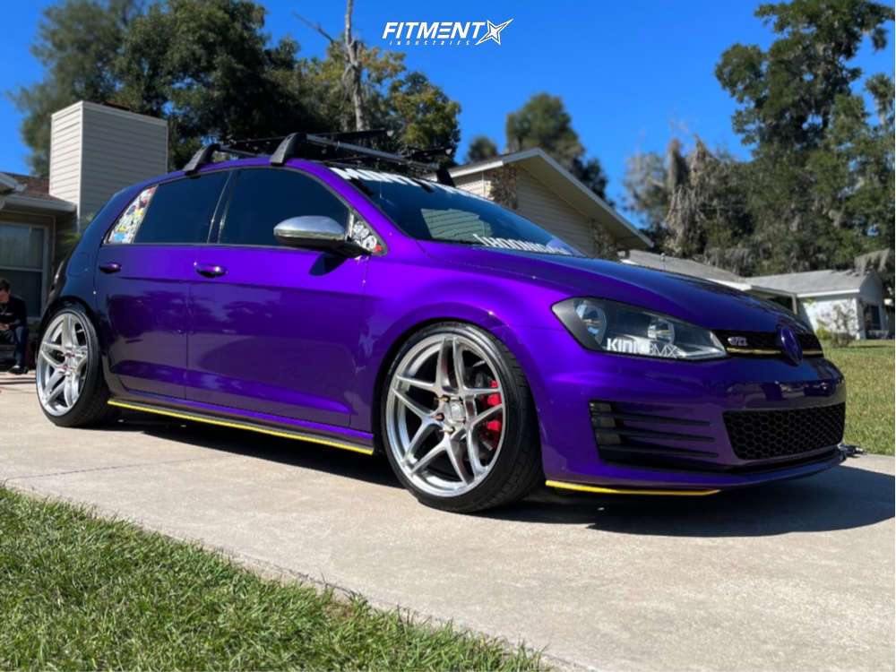 2016 Volkswagen GTI Performance with 19x9.5 Kansei Astro and Nitto ...