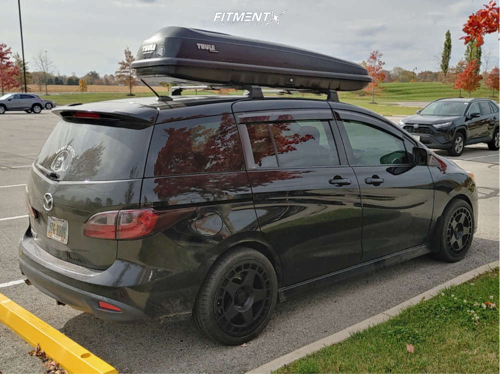 2012 Mazda 5 Grand Touring with 18x8.5 Fifteen52 Turbomac and Sailun ...