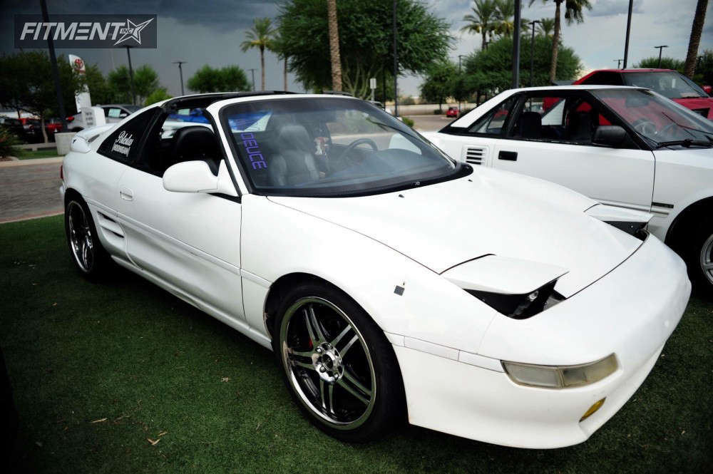 1991 Toyota MR2 Turbo with 17x7 XXR 502 and Kumho 225x30 on Lowering ...