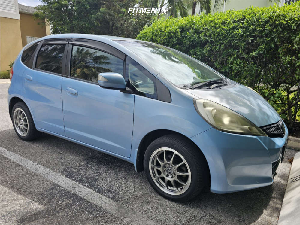 2012 Honda Fit Sport with 15x6.5 Enkei J10 and Hankook 195x50 on Stock Suspension | 2807072 ...