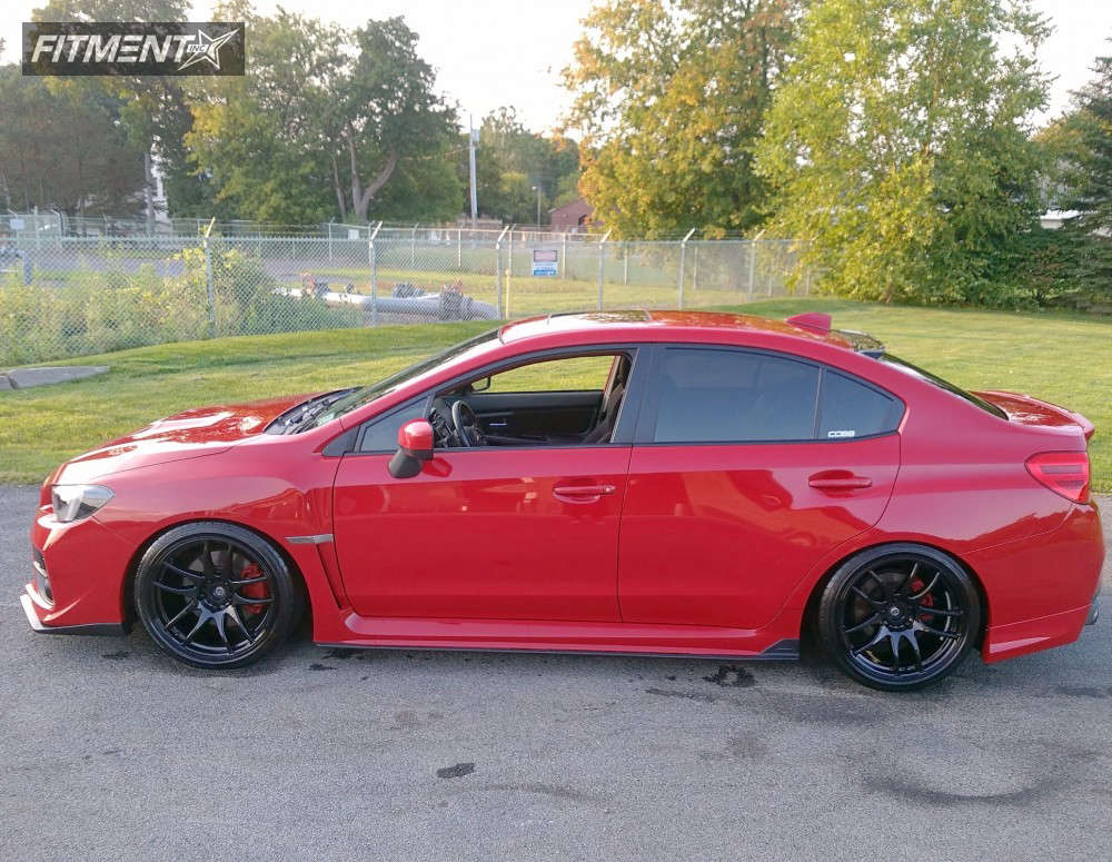 2015 Subaru WRX Premium with 18x9.5 ESR Sr08 and Vercelli 255x35 on ...
