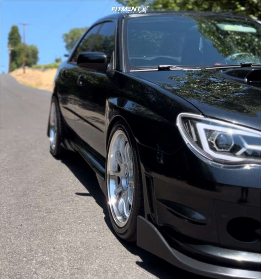 2006 Subaru Impreza WRX Limited with 18x8.5 ESR Cs12 and Firestone ...