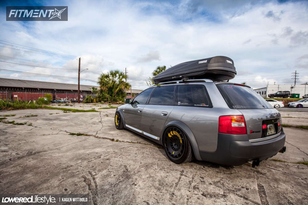 2001 Audi Allroad Quattro Base with 19x10 Rotiform Ccv and Yokohama ...