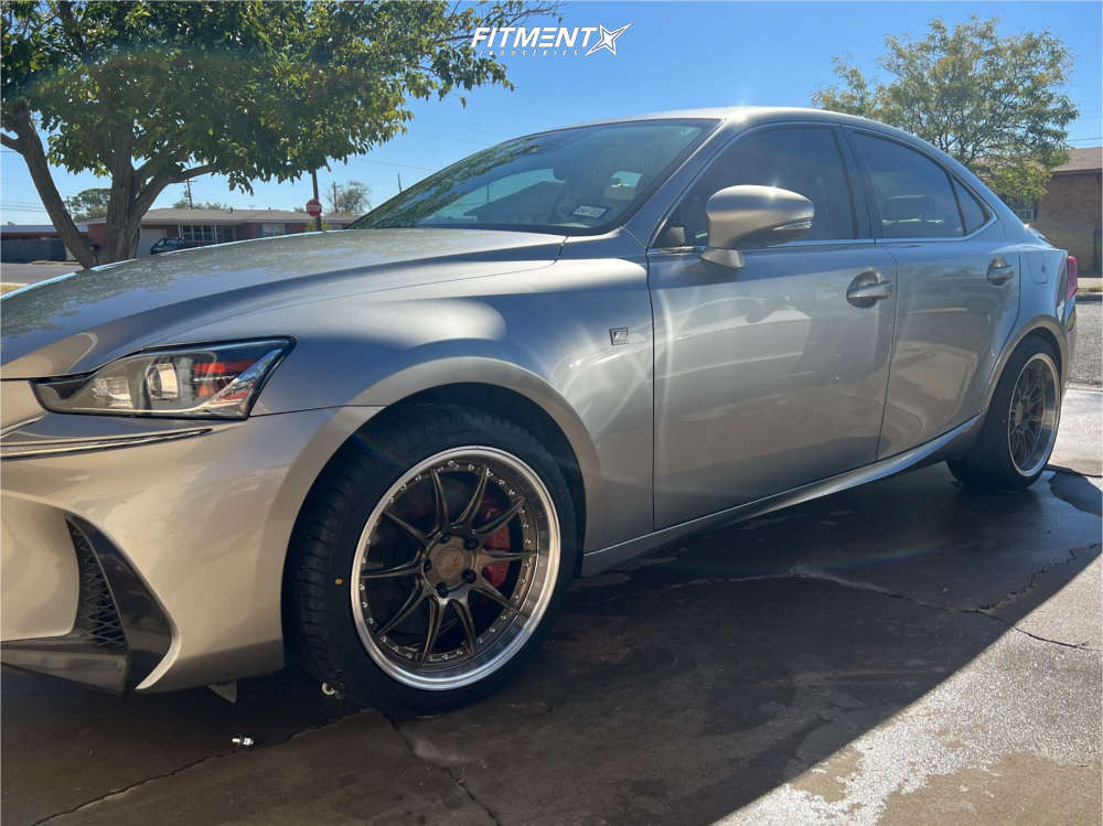 2017 Lexus IS200t F Sport with 18x8.5 Aodhan Ds07 and Kenda 225x40 on ...