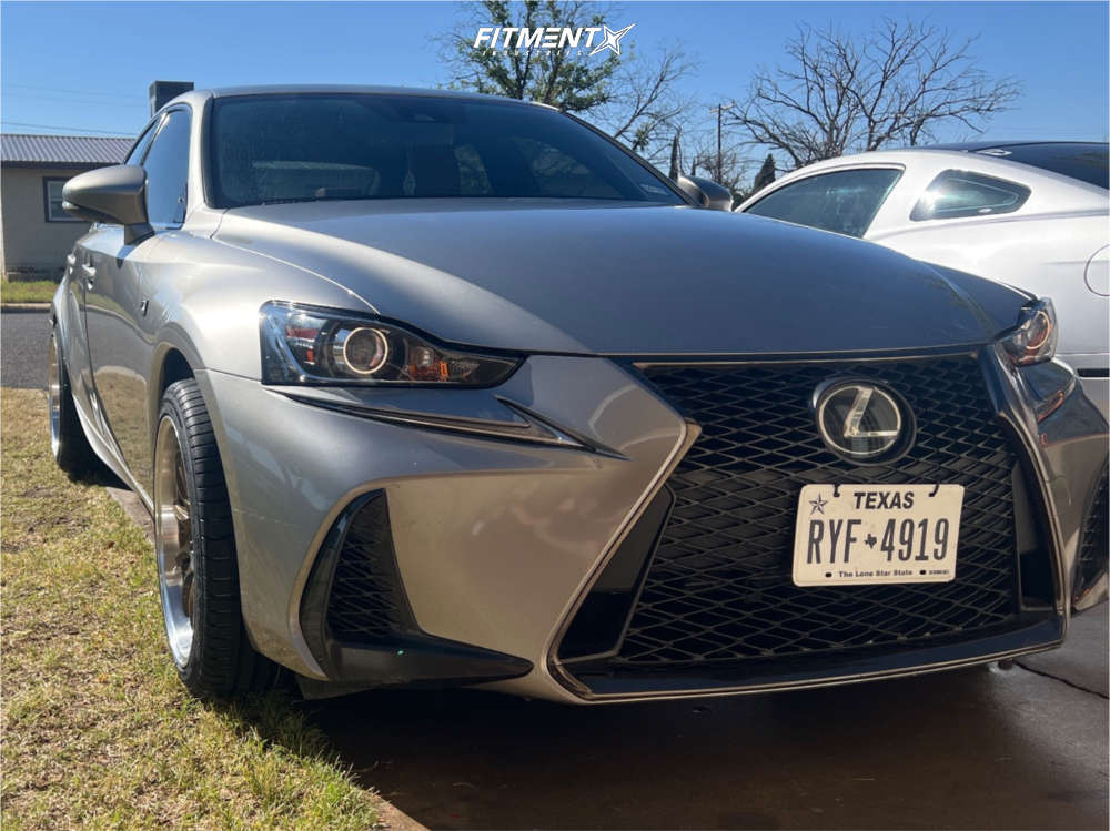 2017 Lexus IS200t F Sport with 18x8.5 Aodhan Ds07 and Kenda 225x40 on ...