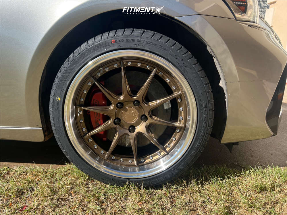 2017 Lexus IS200t F Sport with 18x8.5 Aodhan Ds07 and Kenda 225x40 on ...