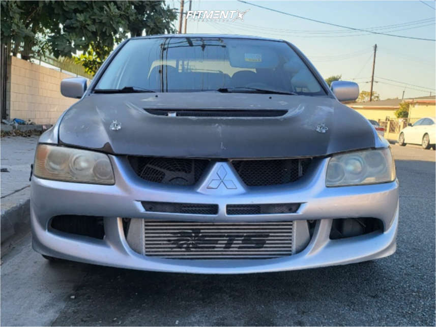 2003 Mitsubishi Lancer Evolution with 18x8 Enkei Lusso and Toyo Tires ...