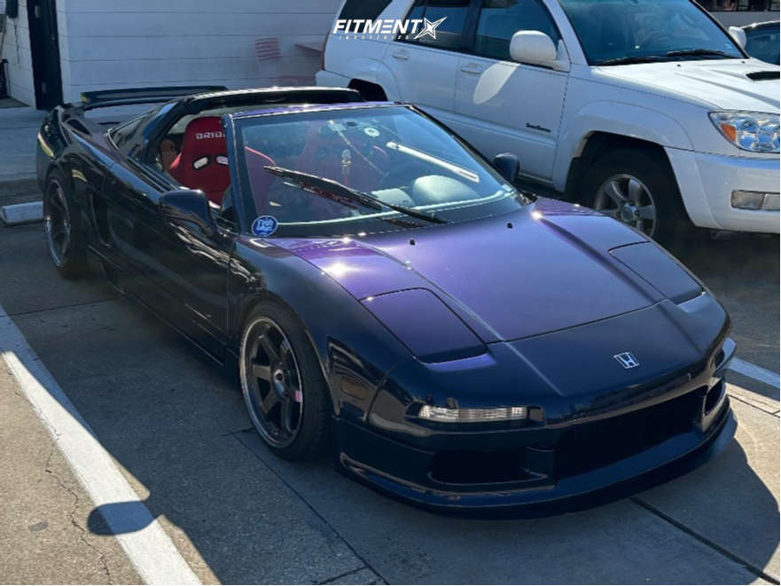 1996 Acura NSX T with 17x9 Volk Te37sl and Falken 215x40 on Coilovers ...