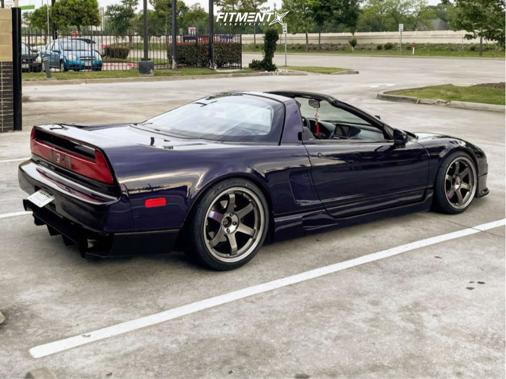 1996 Acura NSX T with 17x9 Volk Te37sl and Falken 215x40 on Coilovers ...