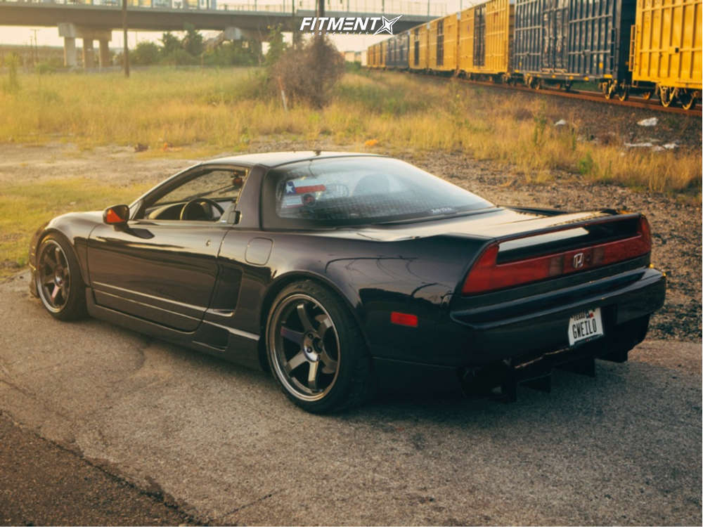 1996 Acura NSX T with 17x9 Volk Te37sl and Falken 215x40 on Coilovers ...