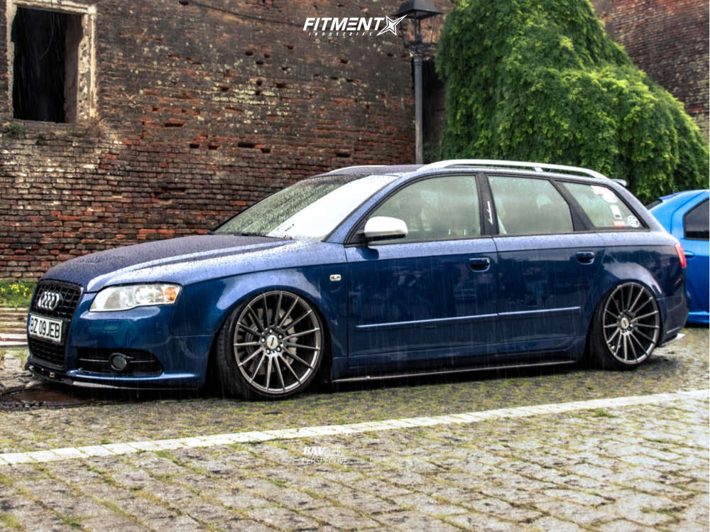 2007 Audi A4 Base with 20x9.5 Vossen Hf6-1 and Bridgestone 215x35 on ...