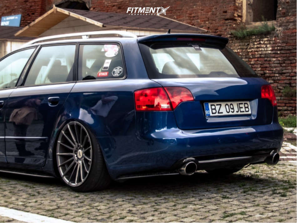 2007 Audi A4 Base with 20x9.5 Vossen Hf6-1 and Bridgestone 215x35 on ...