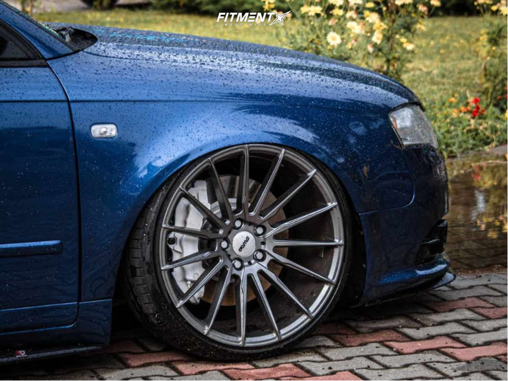 2007 Audi A4 Base with 20x9.5 Vossen Hf6-1 and Bridgestone 215x35 on ...