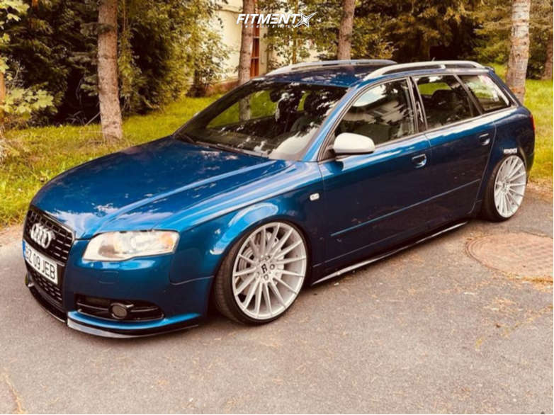 2007 Audi A4 Base with 20x9.5 Vossen Hf6-1 and Bridgestone 215x35 on ...