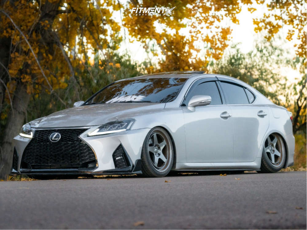 2011 Lexus IS250 Base with 18x9 Kansei Knp and Continental 245x35 on ...