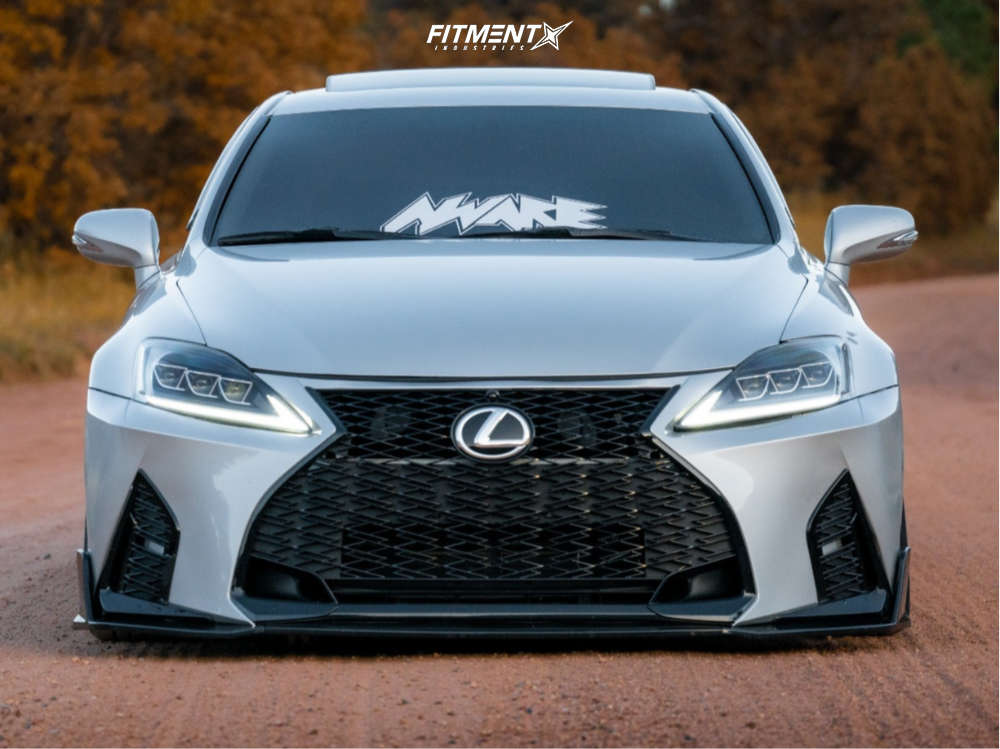 2011 Lexus IS250 Base with 18x9 Kansei Knp and Continental 245x35 on ...