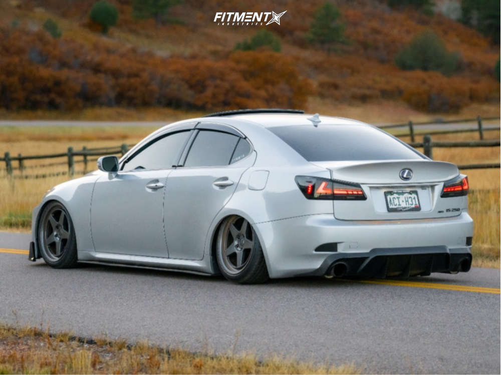 2011 Lexus IS250 Base with 18x9 Kansei Knp and Continental 245x35 on ...