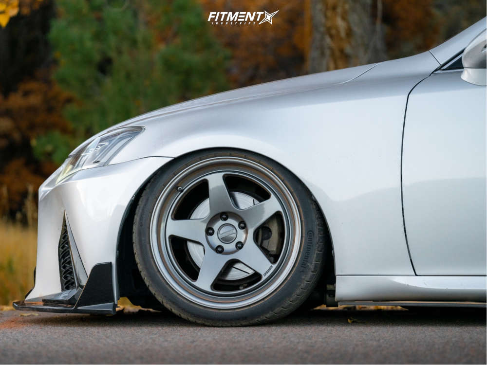 2011 Lexus IS250 Base with 18x9 Kansei Knp and Continental 245x35 on ...