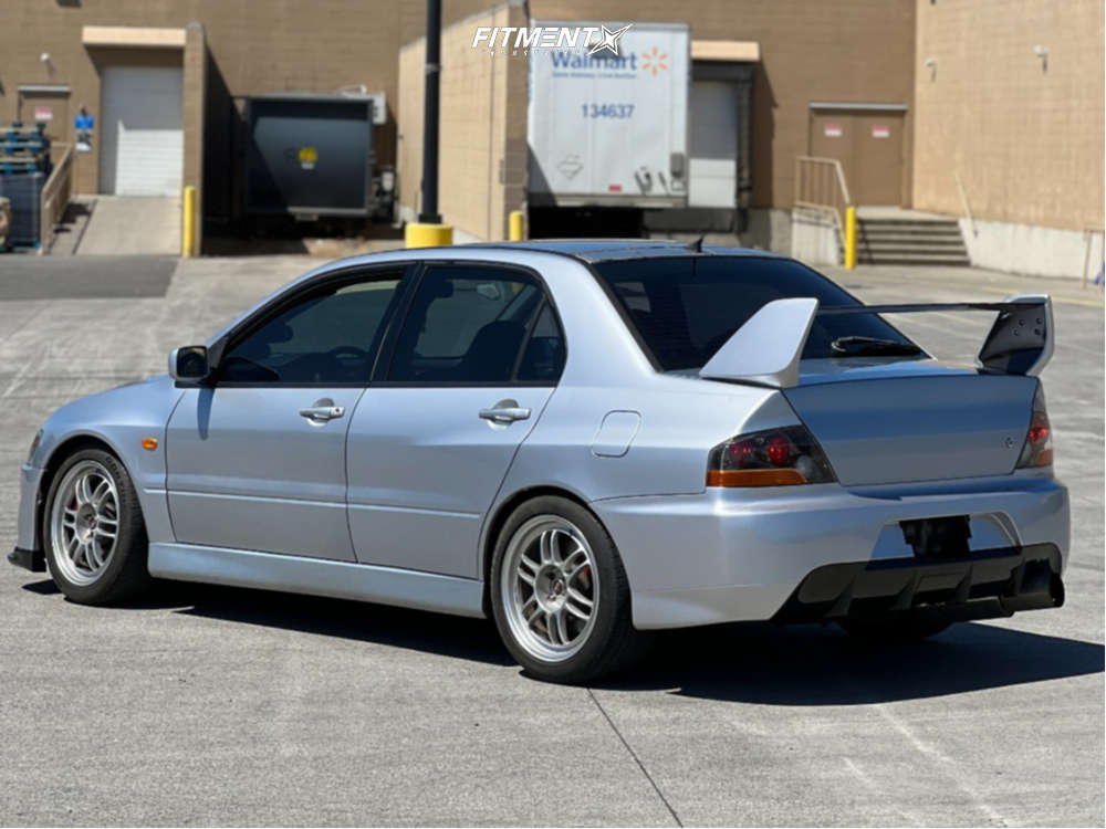 2003 Mitsubishi Lancer Evolution with 17x8.5 Enkei Rpf1 and Continental ...