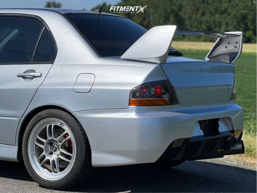 2003 Mitsubishi Lancer Evolution with 17x8.5 Enkei Rpf1 and Continental ...