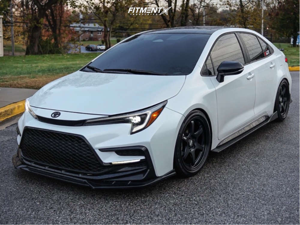 2023 Toyota Corolla SE with 18x8.5 ESR Ap6 and Michelin 225x40 on ...