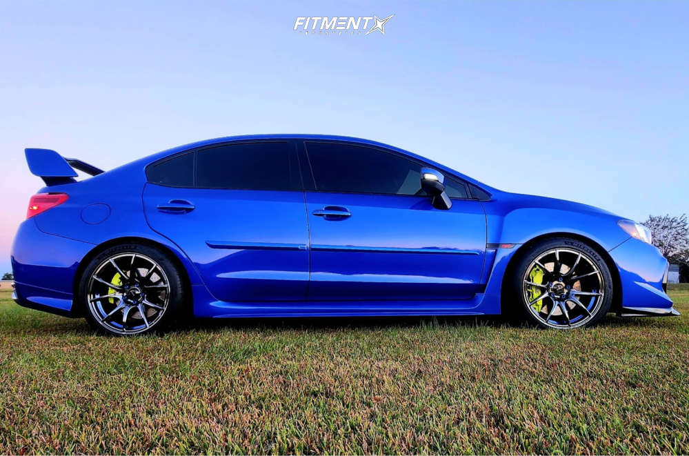 2020 Subaru WRX STI Limited with 18x9.5 WedsSport Sa-10r and Michelin ...