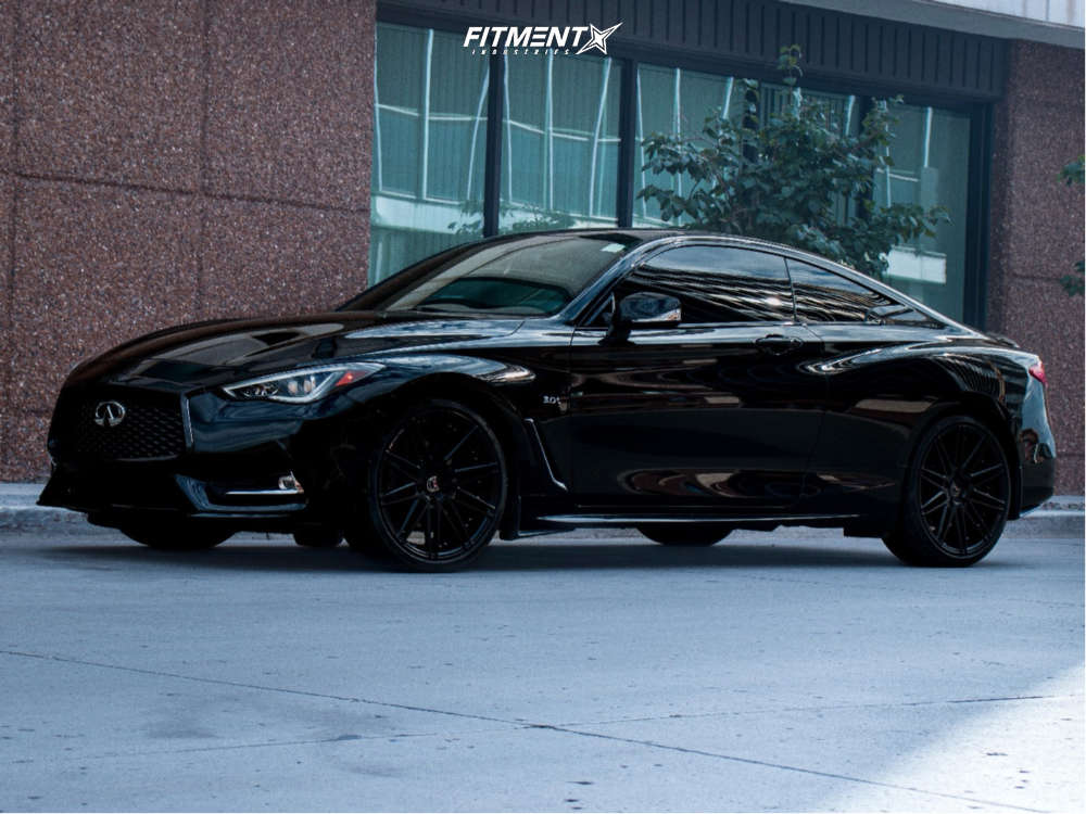 2018 INFINITI Q60 Luxe with 20x9 Defy D01 and Lexani 245x35 on Stock ...