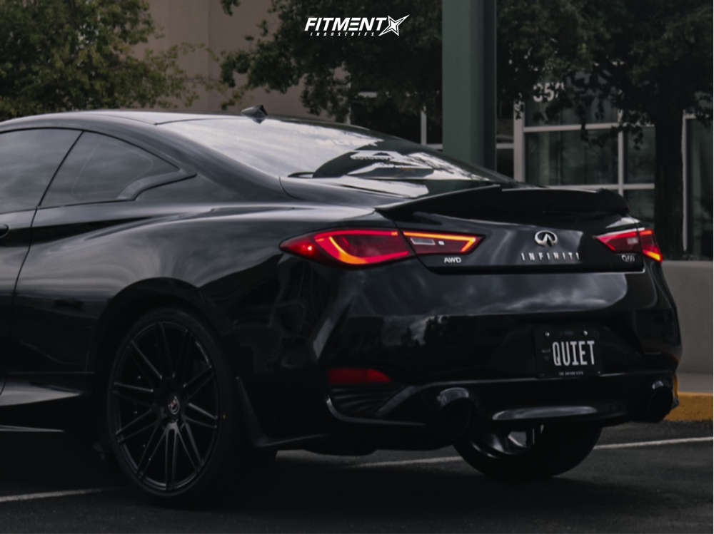 2018 INFINITI Q60 Luxe with 20x9 Defy D01 and Lexani 245x35 on Stock ...