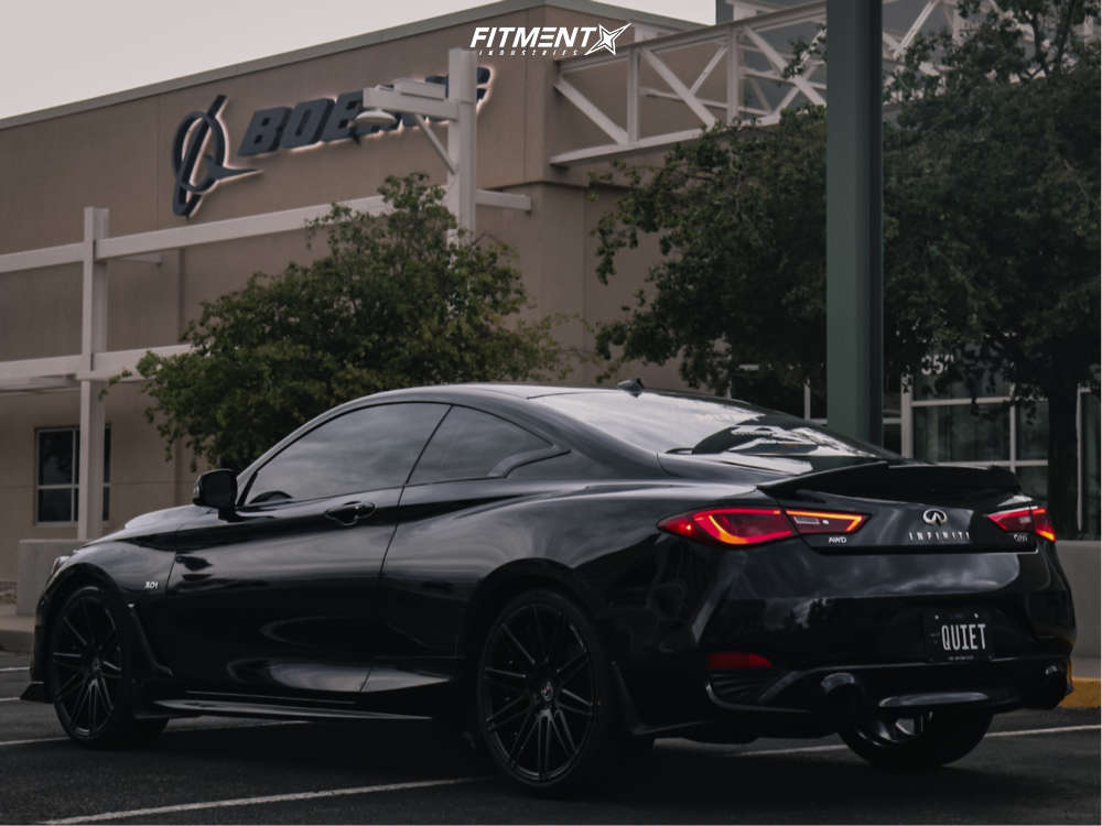 2018 INFINITI Q60 Luxe with 20x9 Defy D01 and Lexani 245x35 on Stock ...