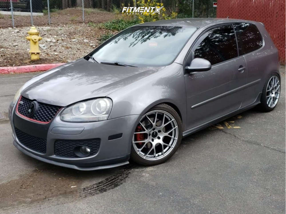 2008 Volkswagen GTI Base with 18x8.5 Enkei Raijin and Continental ...