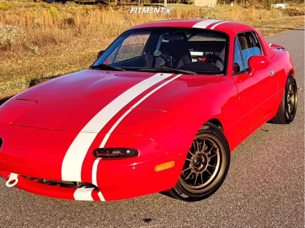 1995 Mazda Miata Base with 15x8 Konig Hypergram and Hankook 195x50 on ...