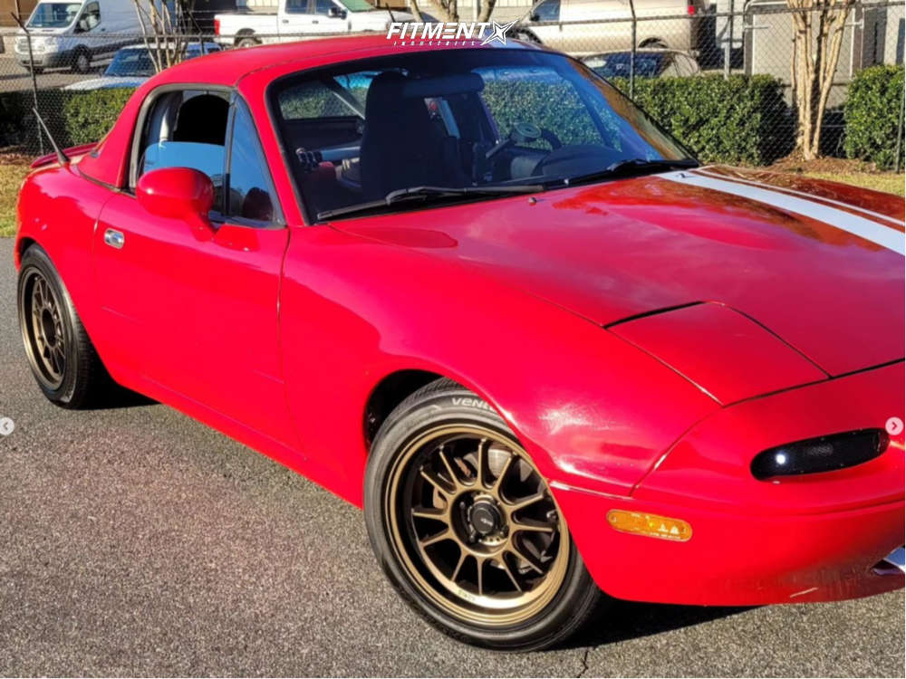 1995 Mazda Miata Base with 15x8 Konig Hypergram and Hankook 195x50 on ...