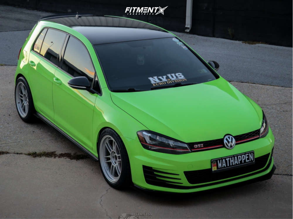 2017 Volkswagen GTI Sport with 18x9 Enkei Rpf1 and Kenda 245x40 on ...