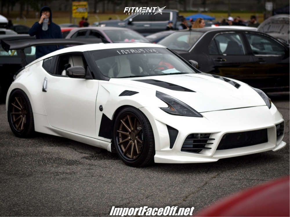 2009 Nissan 370Z Touring with 19x9.5 Ferrada Fr4 and Michelin 245x40 on ...