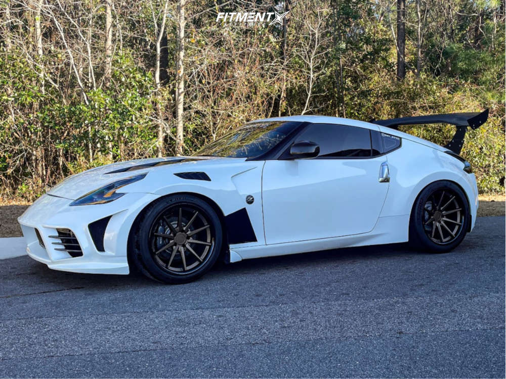 2009 Nissan 370Z Touring with 19x9.5 Ferrada Fr4 and Michelin 245x40 on ...
