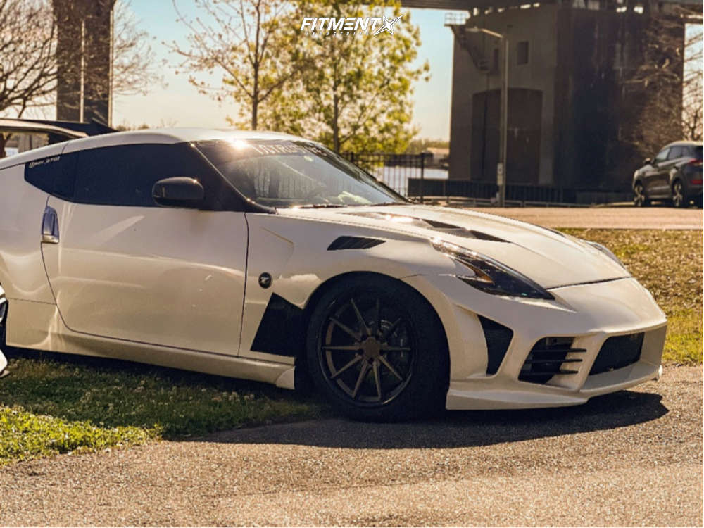2009 Nissan 370Z Touring with 19x9.5 Ferrada Fr4 and Michelin 245x40 on ...