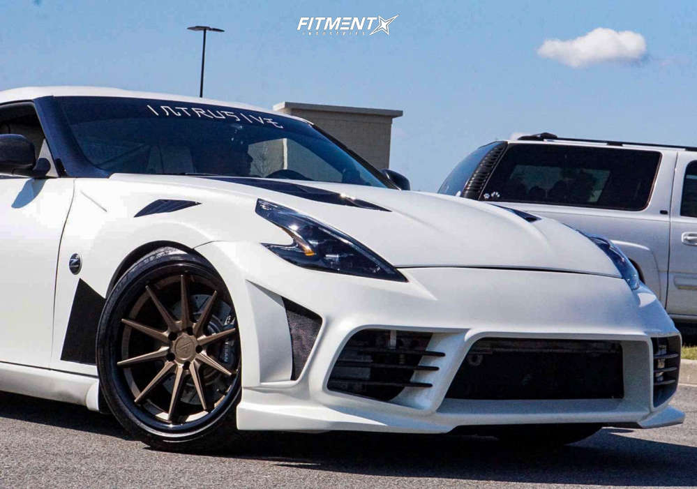 2009 Nissan 370Z Touring with 19x9.5 Ferrada Fr4 and Michelin 245x40 on ...