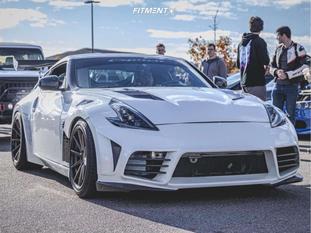 2009 Nissan 370Z Touring with 19x9.5 Ferrada Fr4 and Michelin 245x40 on ...