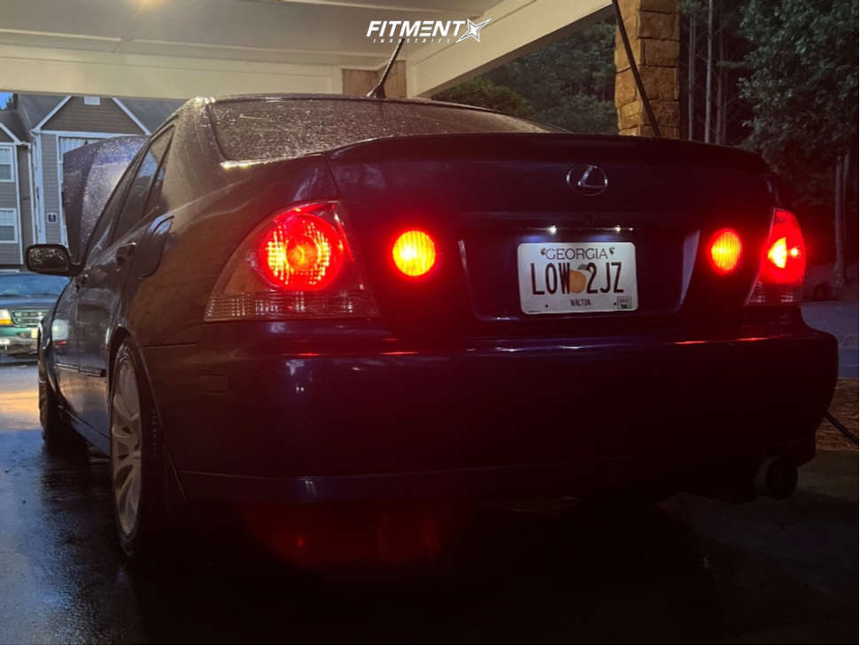 2002 Lexus IS300 Base with 17x8 Vors Tr4 and Dunlop 235x40 on Coilovers ...