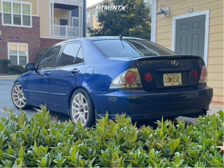 2002 Lexus IS300 Base with 17x8 Vors Tr4 and Dunlop 235x40 on Coilovers ...