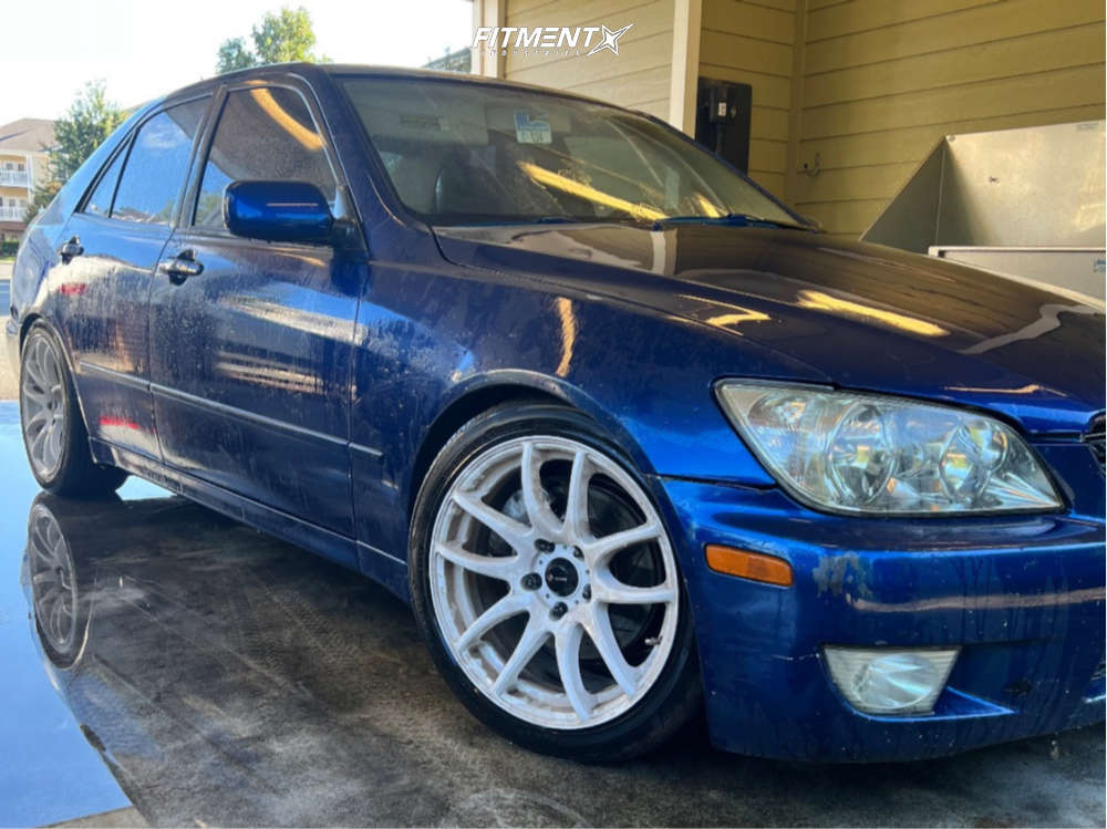 2002 Lexus IS300 Base with 17x8 Vors Tr4 and Dunlop 235x40 on Coilovers ...