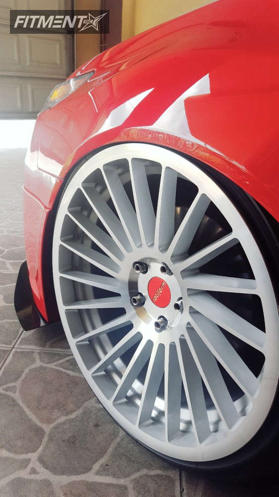 2010 Acura TL Base with 20x10.5 Rotiform Ind-t and Lionhart 245x35 on Air Suspension | 281591 ...