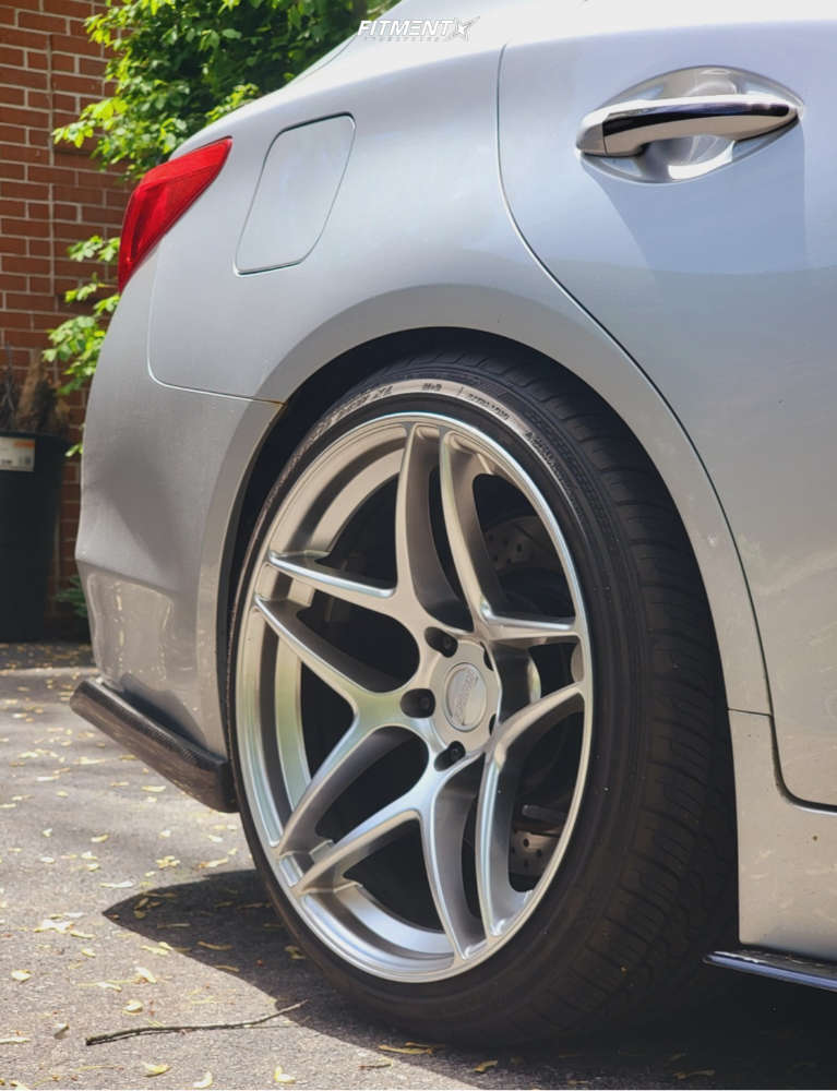 2015 INFINITI Q50 Sport with 19x10.5 Kansei Astro and Vercelli 255x35 ...